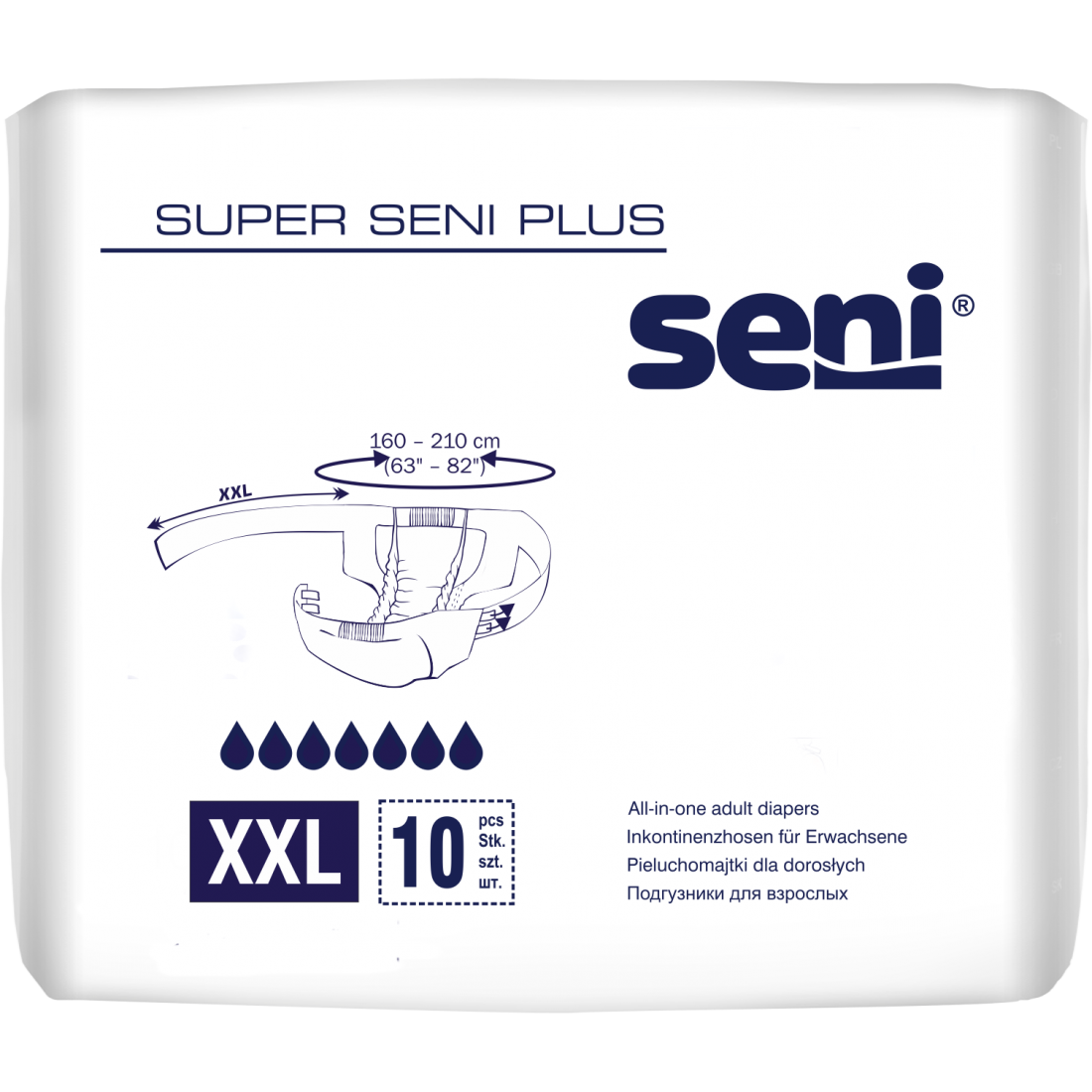 Super Seni Plus XXL Air 10 buc/pachet