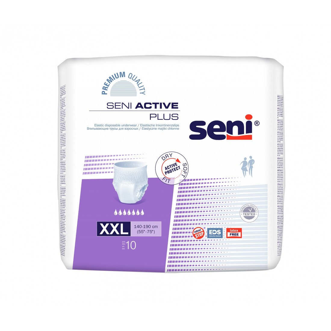 Seni ACTIVE Plus XXL 10 buc/pachet